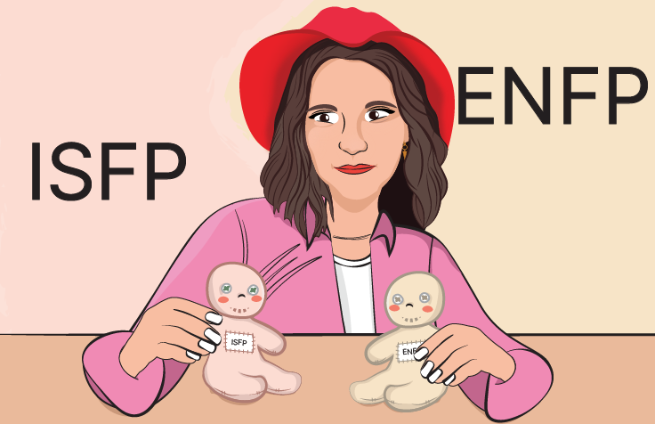 Совместимость ENFP с ISFP в отношениях, любви, дружбе, браке, работе