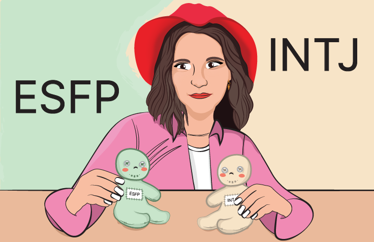 Совместимость ESFP с INTJ в отношениях, любви, дружбе, браке, работе