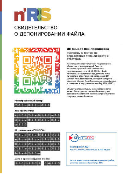 Тест на тип личности MBTI - бесплатно, онлайн, с точным результатом